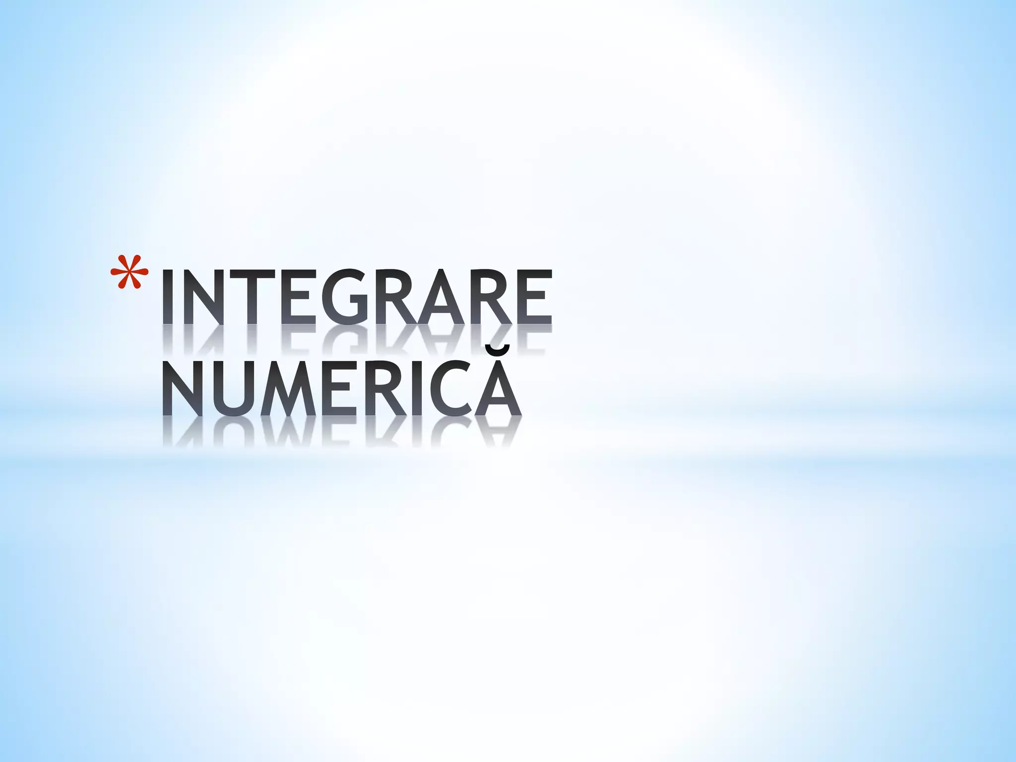 Metode de Integrare numerica | PPT