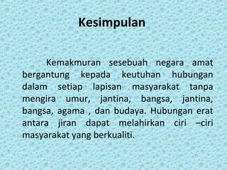 Integrasi dan perpaduan semangat kejiranan | PPT