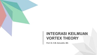 Integrasi Keilmuan Vortex Theory: Pendekatan Rasional, Empirik, Intuitif | PPT