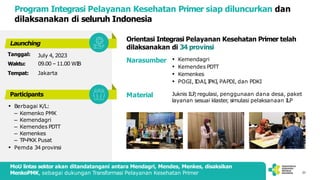 Integrasi Layanan Primer di Puskesmas, Pustu, dan Posyandu | PDF