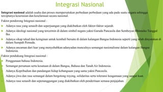 Integrasi masyarakat | PPT