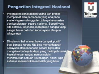 Integrasi nasional | PPTX