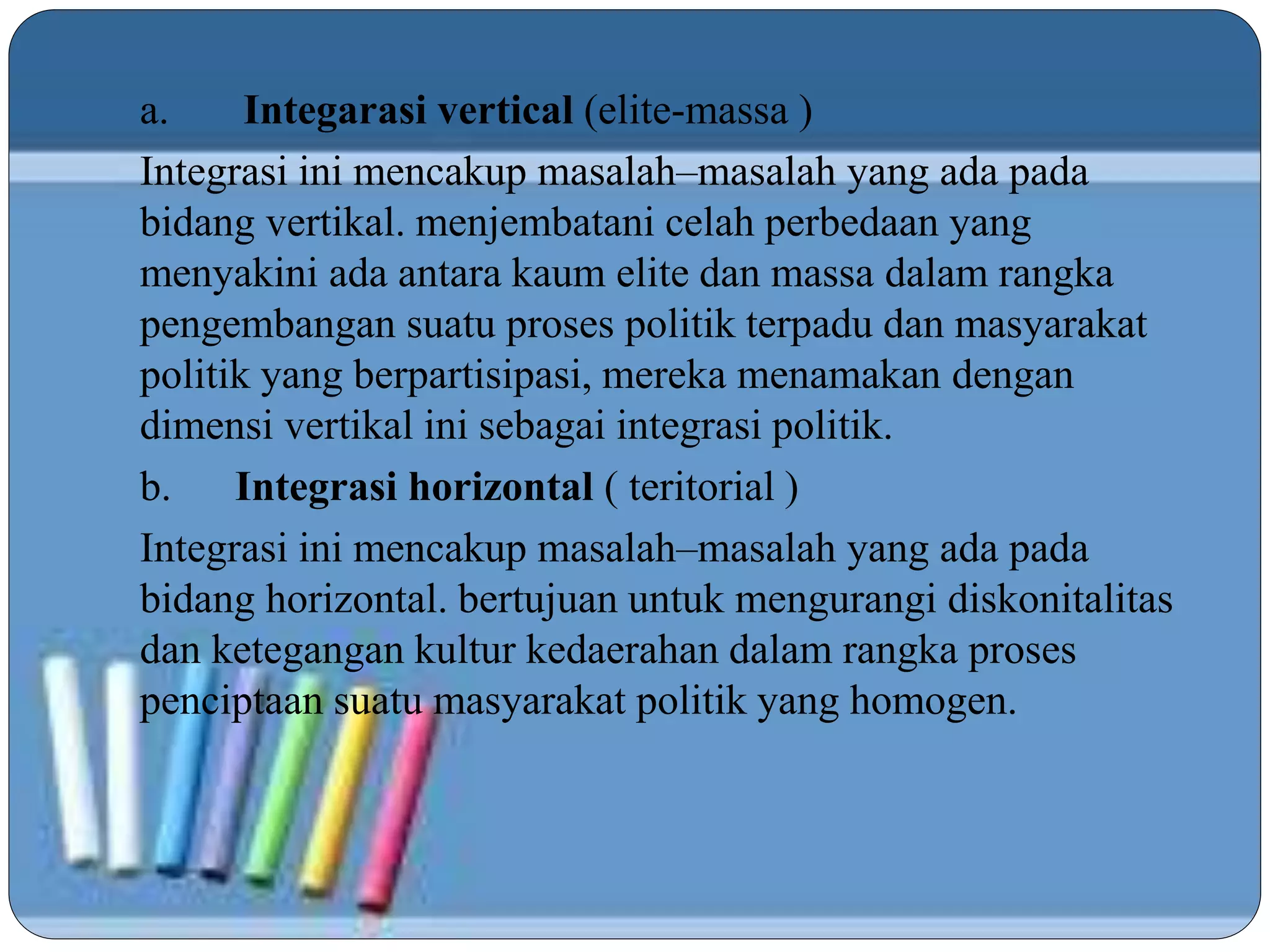 Integrasi nasional | PPTX