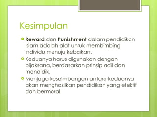 Integrasi Reward dan Punishment dalam Pendidikan Islam.pptx