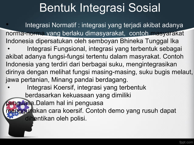 Integrasi sosial | PPT
