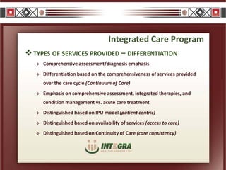 Integra Continuum Of Care | PDF