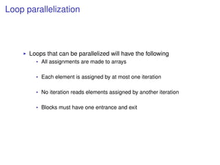 openMP loop parallelization | PDF