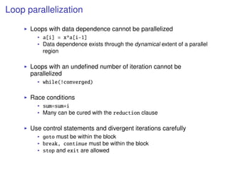 openMP loop parallelization | PDF