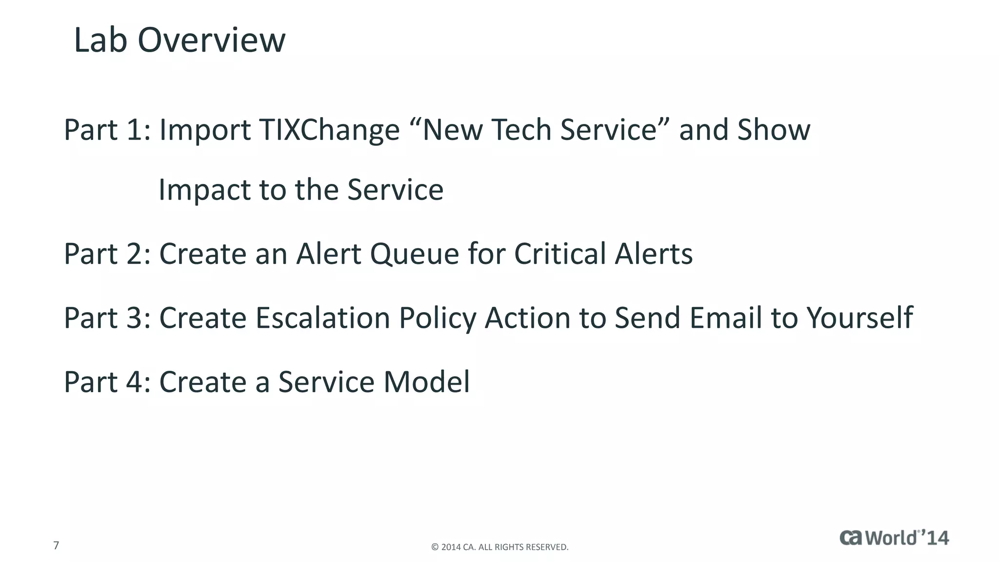 Hands-On Lab: Integrate Your Monitoring Tools into an Automated Service ...