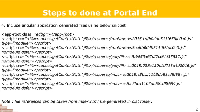 Integrate Any Angular Project Into Websphere Portal Ppt