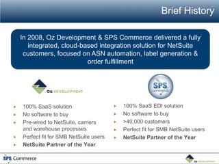 Integrate ASNs into your NetSuite warehouse | PPTX