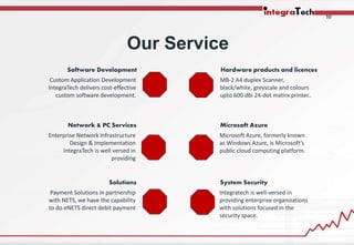 Integra tech profile -2017 | PPT