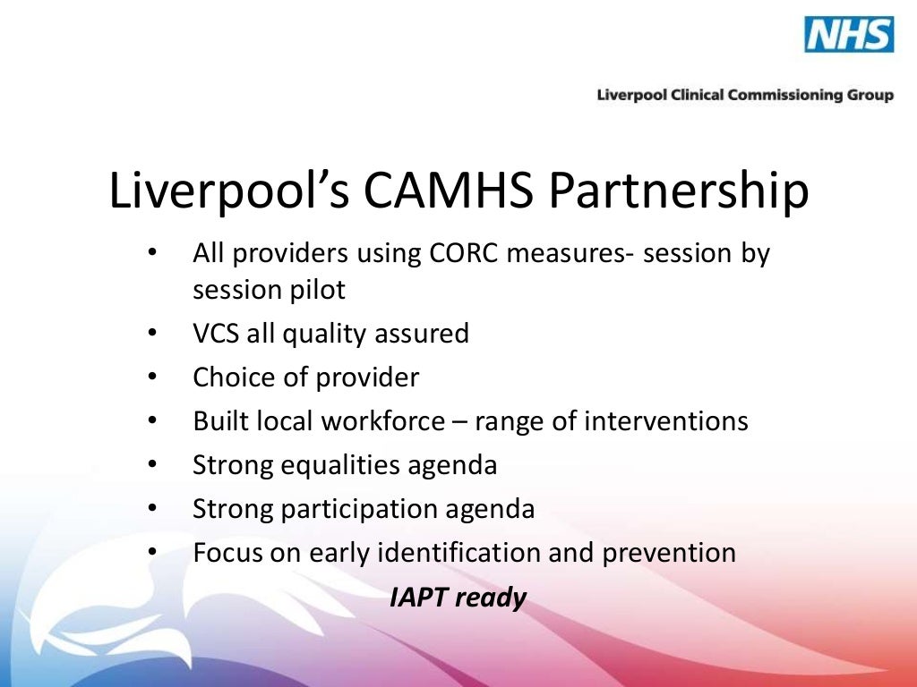 An integrated care pathway – CAMHS and counselling working together-L…