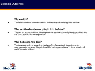 Integrated Approach To Beach Lifeguarding And Lifeboating | PPT