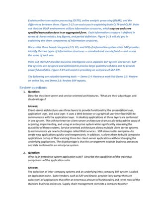 Integrated Business Processes with ERP Systems 1st Edition Magal ...