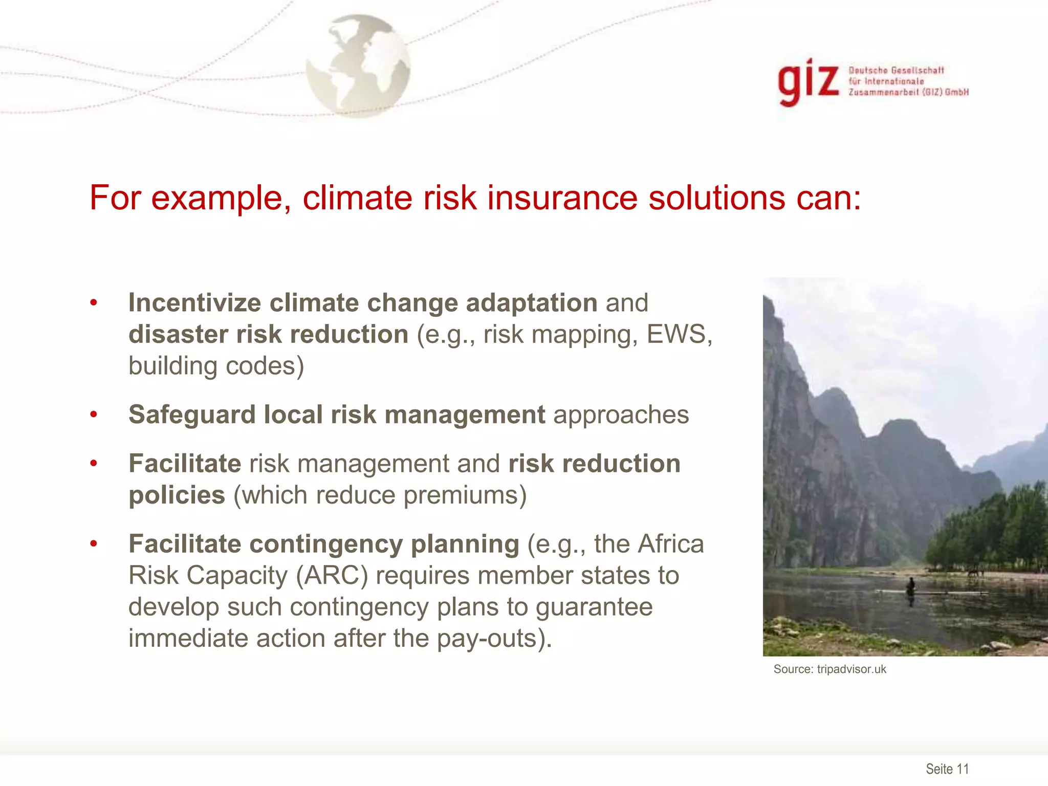 Integrated Finanical Risk Transfer Mechanisms for Urban Resilience ...