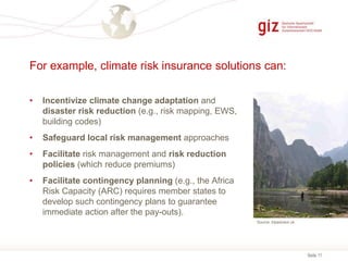Integrated Finanical Risk Transfer Mechanisms for Urban Resilience ...