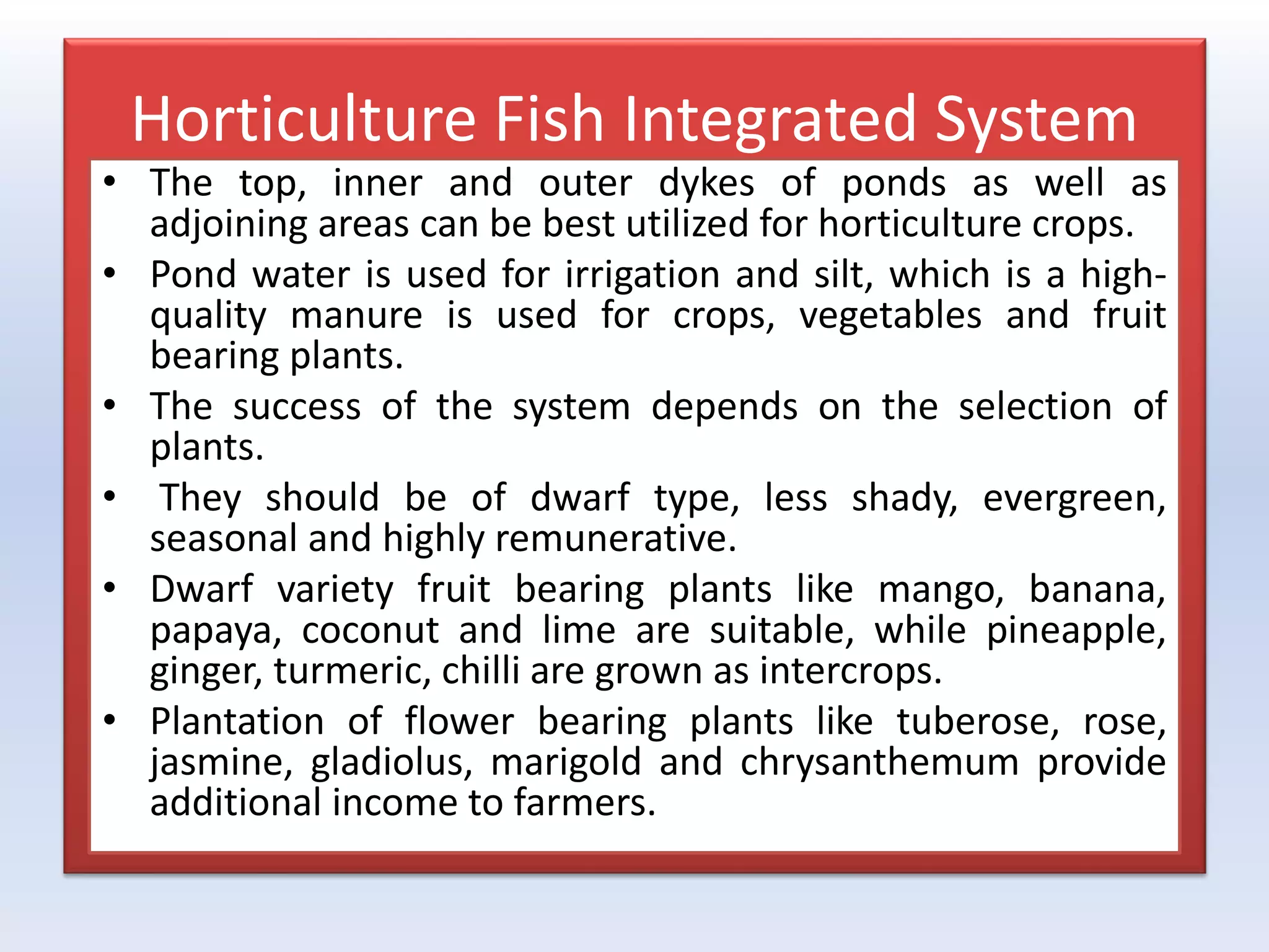 INTEGRATED FISH FARMING & MANAGEMENT | PDF