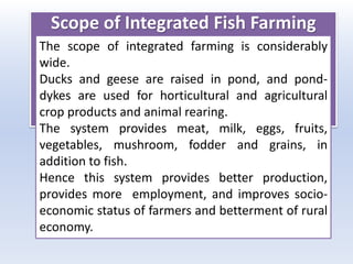 INTEGRATED FISH FARMING & MANAGEMENT | PDF