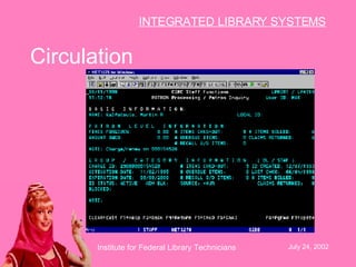 Integrated Library Systems | PPT | Technology & Computing
