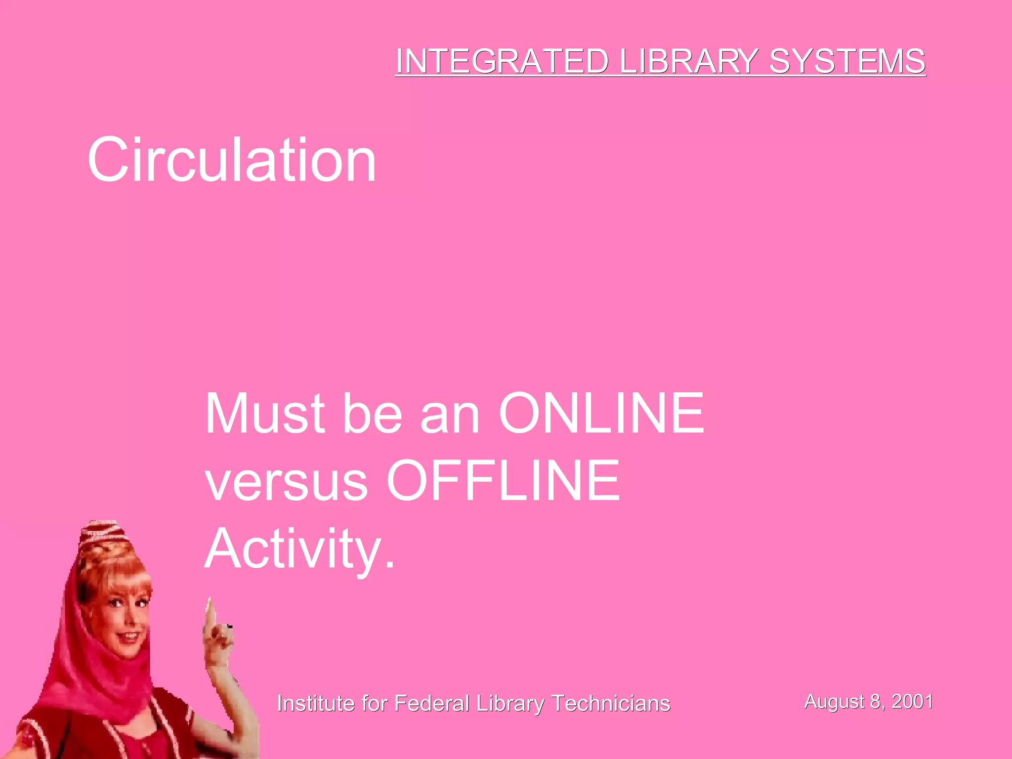 Integrated Library Systems | PPT