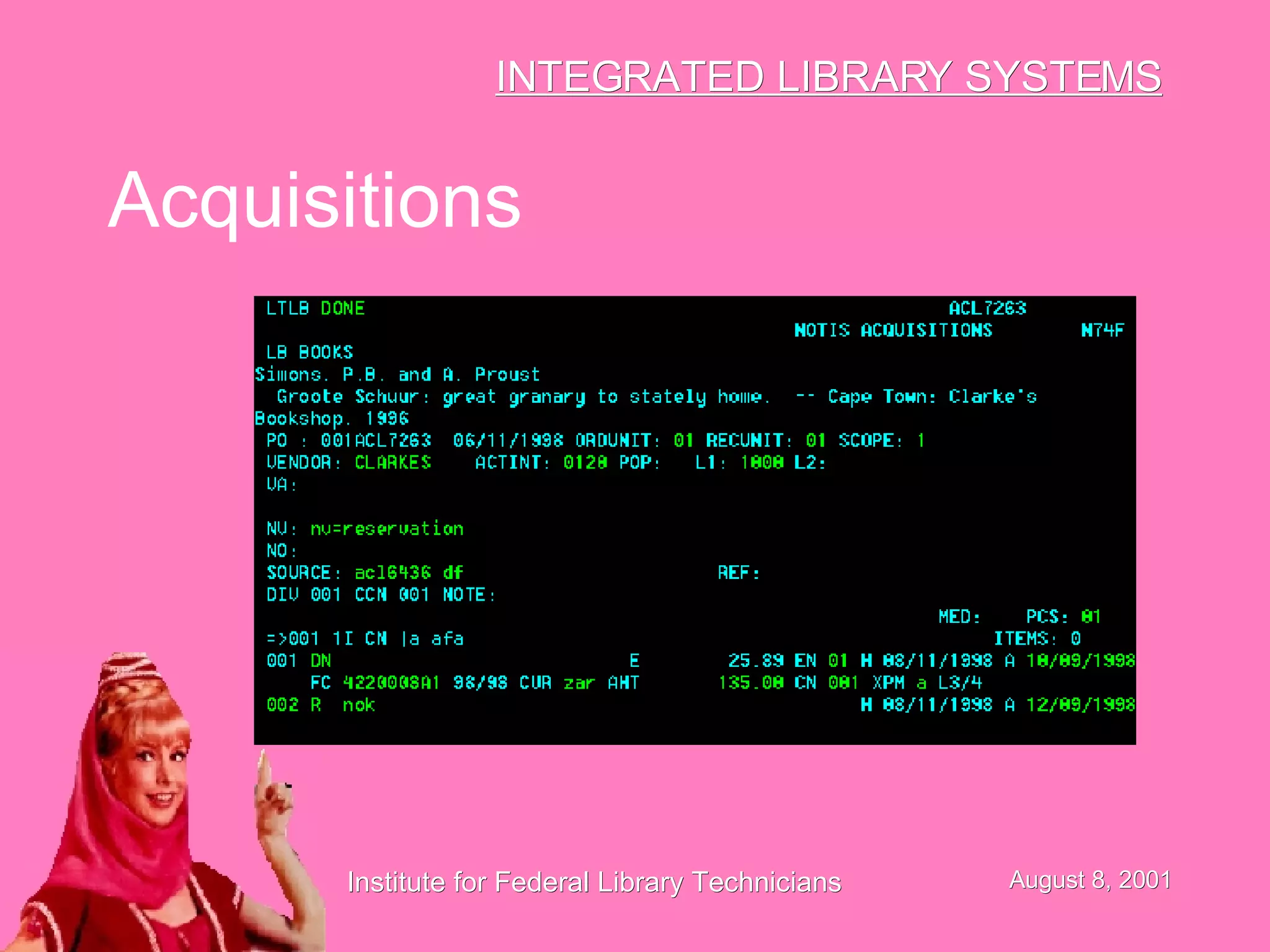 Integrated Library Systems | PPT