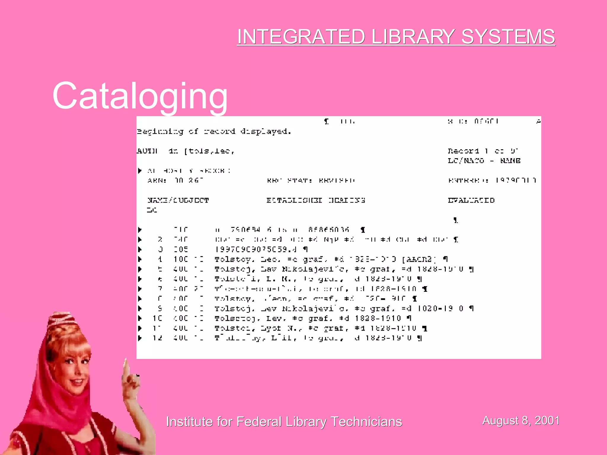 Integrated Library Systems | PPT