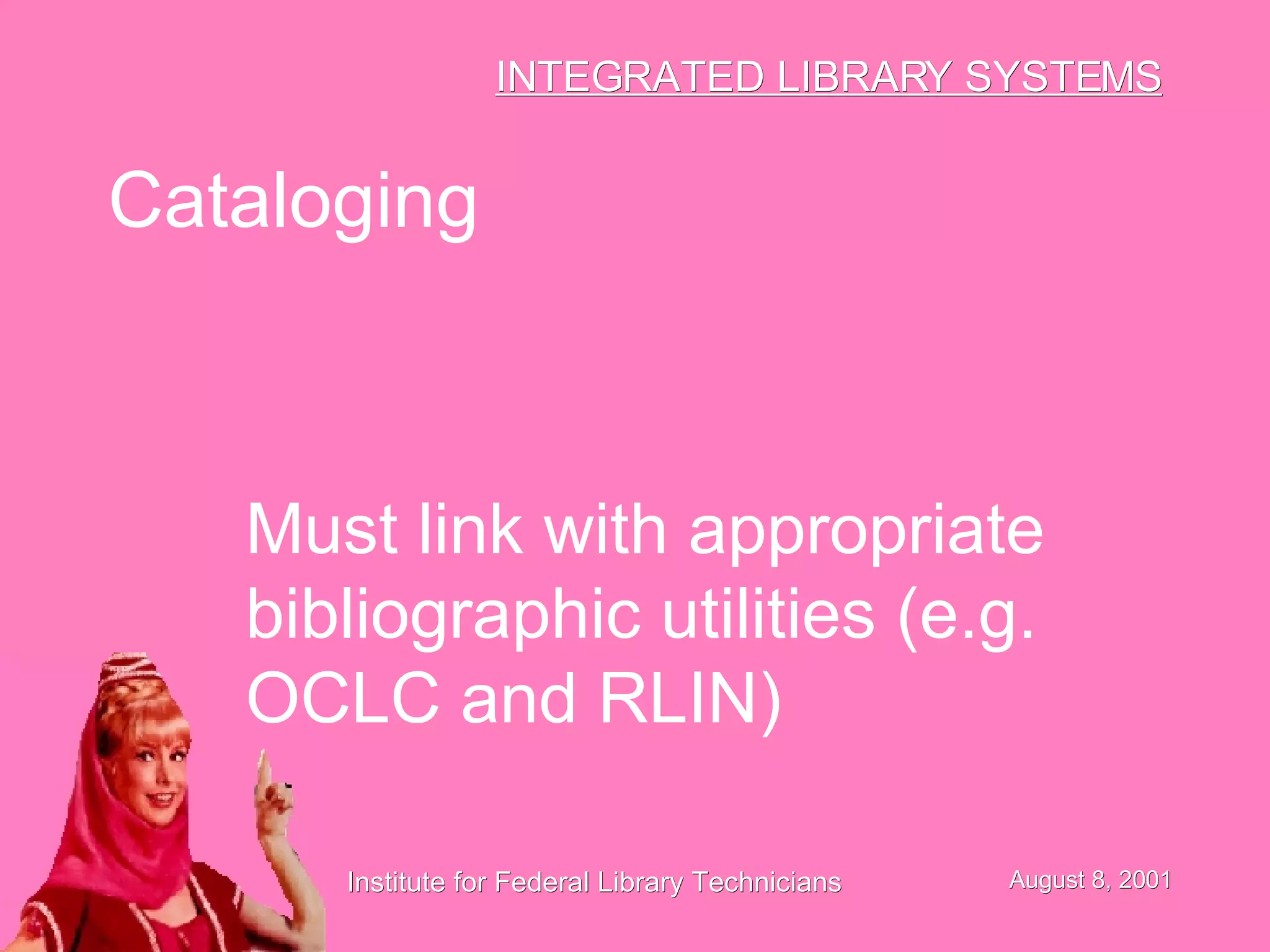 Integrated Library Systems | PPT