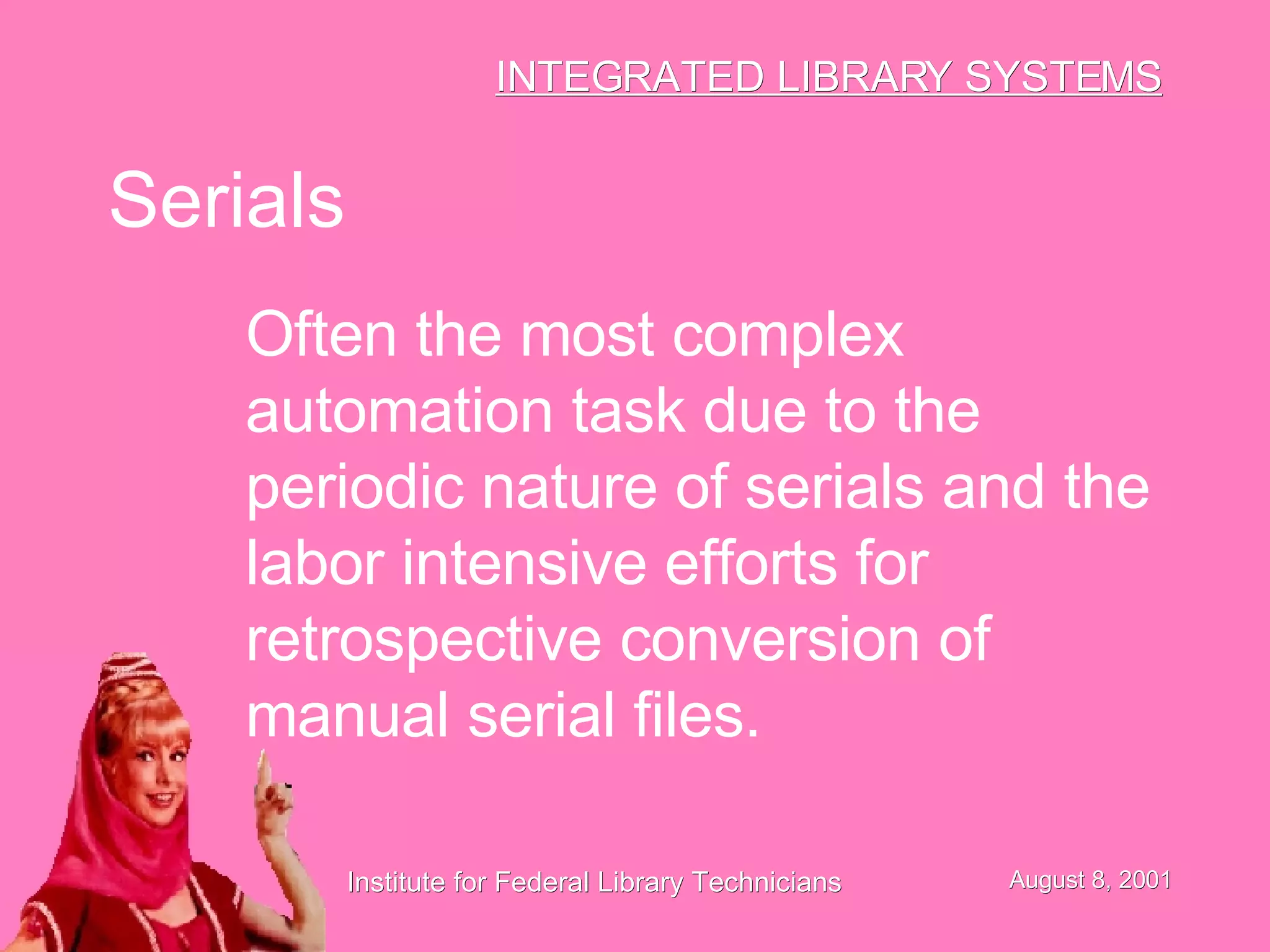Integrated Library Systems | PPT
