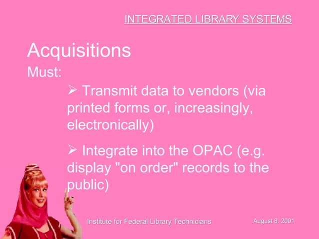 Integrated Library Systems | PPT