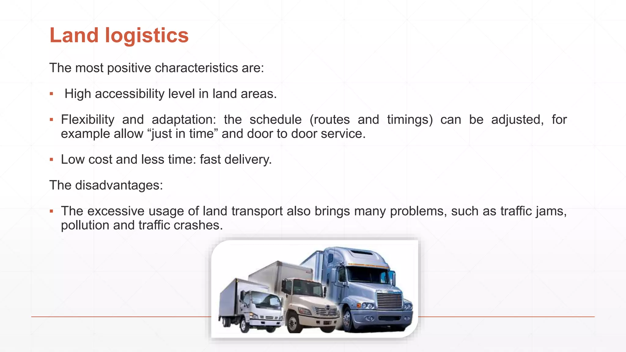 Integrated logistics transportation | PPTX