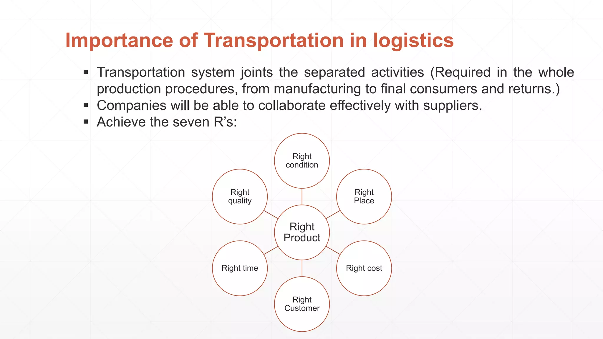Integrated logistics transportation | PPTX
