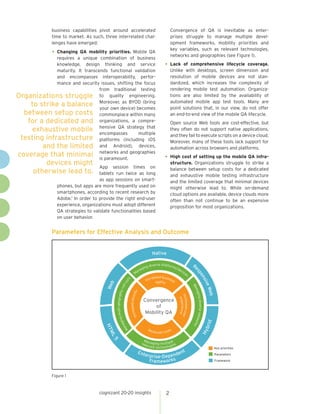 Integrated Mobility QA: A Strategic Business Enabler for Enhancing End ...