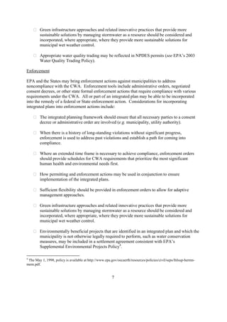 Integrated municipal stormwater and wastewater planning approach ...