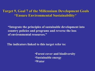 Integrated Natural Resource Management and the GEF- Reconciling Global ...
