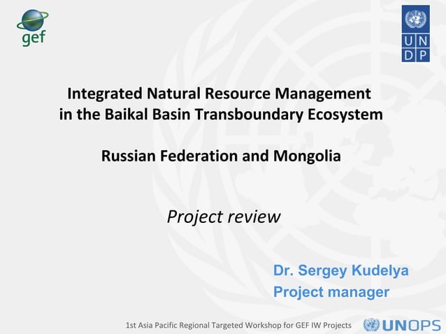Integrated Natural Resource Management in the Baikal Basin ...
