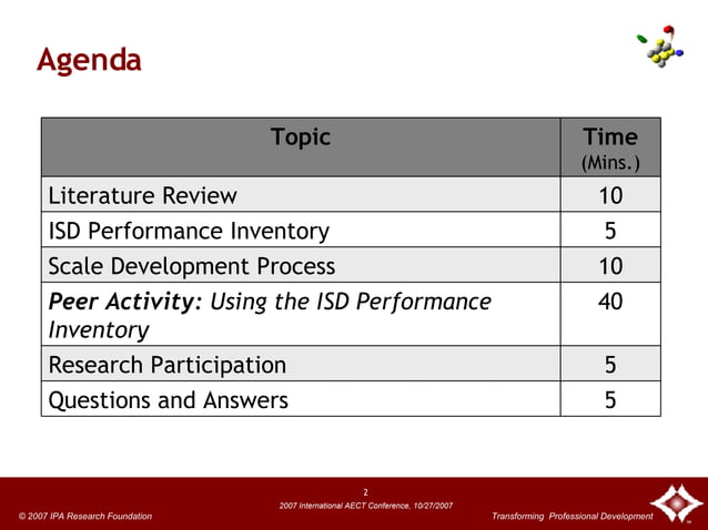 Integrated Performance Assessment: Linking Individual Development to ...
