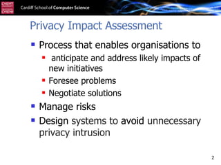 Integrated Privacy Impact Assessment | PPT