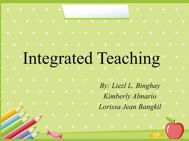 Integrated teaching | PPTX