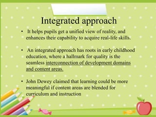Integrated teaching | PPTX