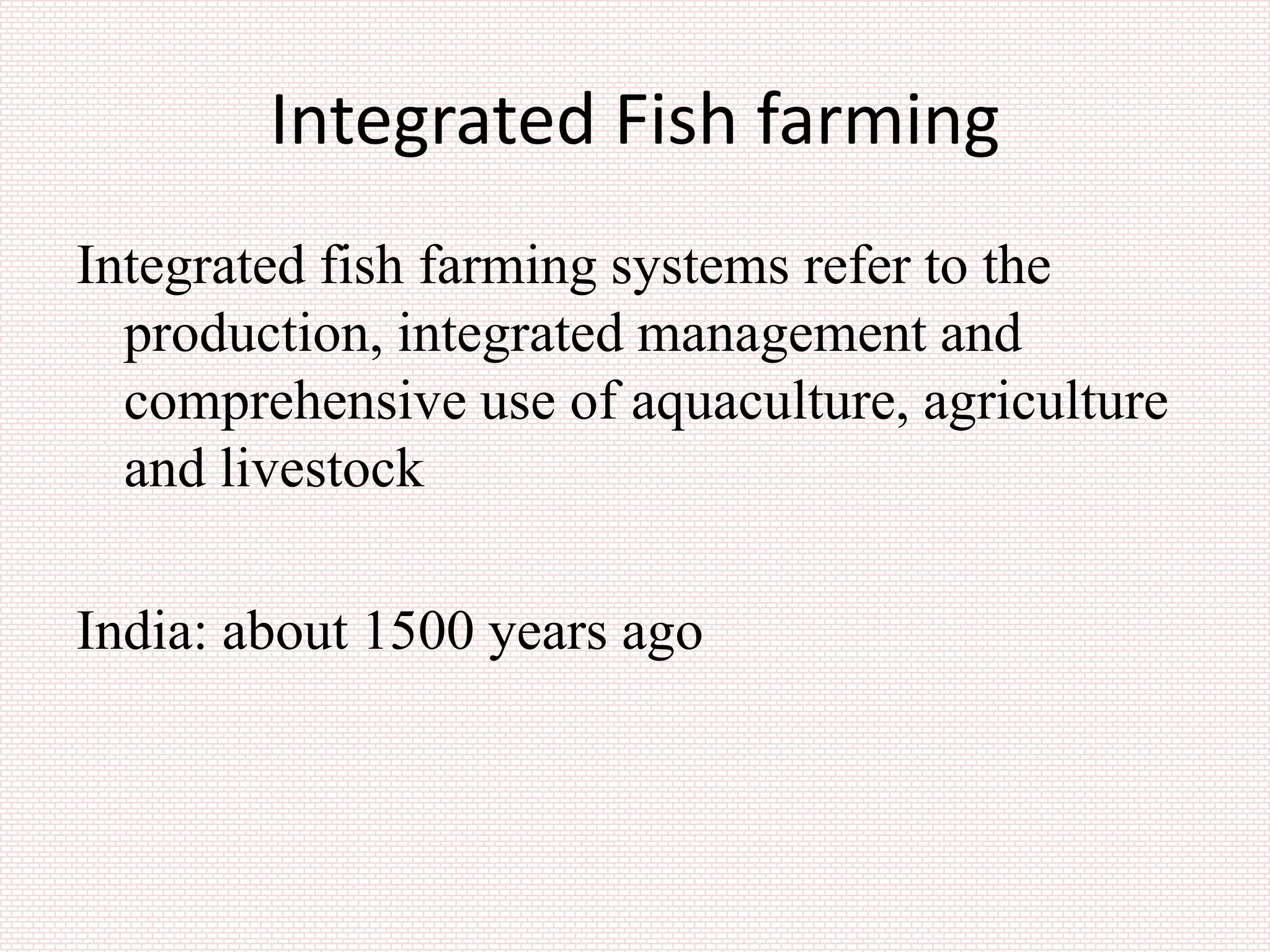 Integrated farming | PPTX