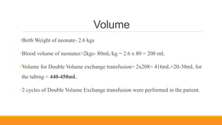 A case presentation of Exchange Transfusion in new born infant with ...