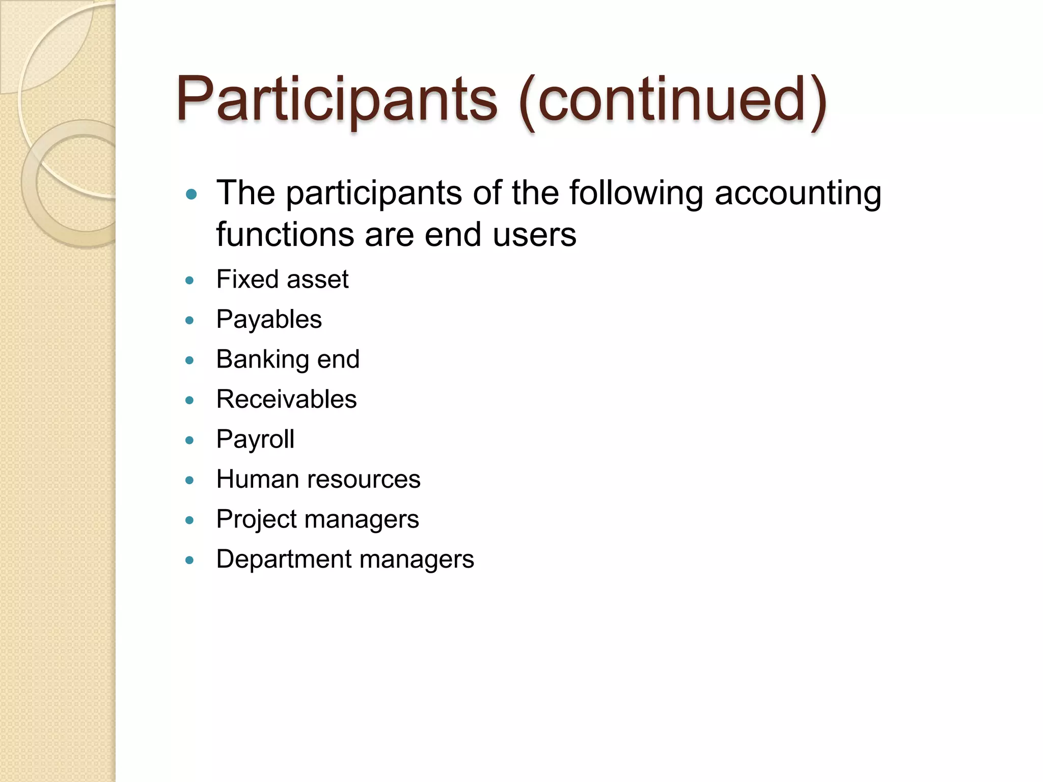 Integrated accounting system | PPTX