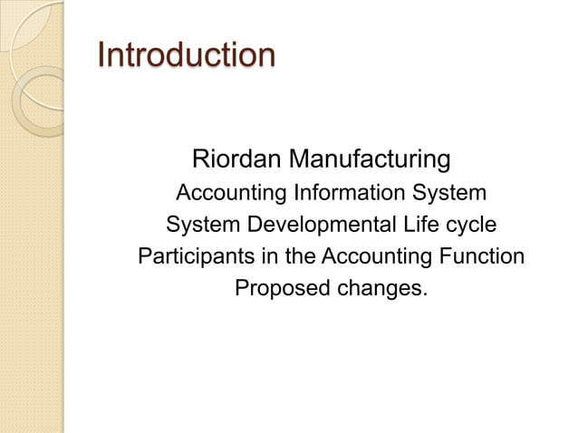 Integrated accounting system | PPTX