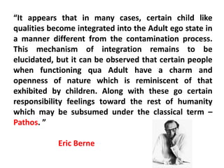 Integrated adult - Transactional Analysis | PPTX