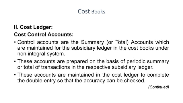 Integrated and non integrated accounts part i | PPTX