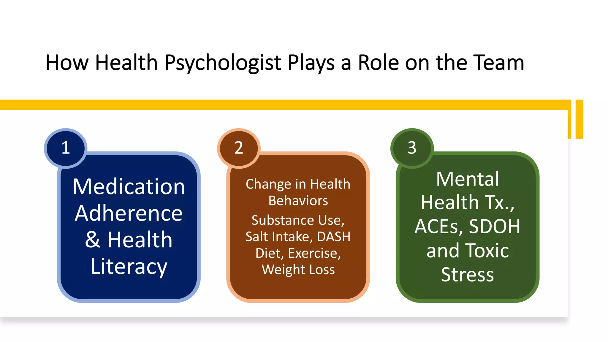 Integrated Behavioral Health: Approaches to hypertension, toxic stress ...