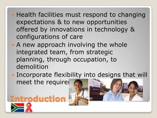 Integrated Approach To Health Facility Planning | PPTX