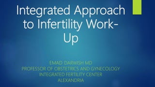 Integrated approach to infertility work up | PPTX