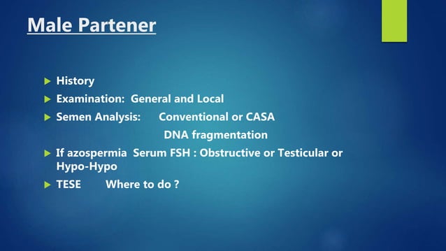 Integrated approach to infertility work up | PPTX